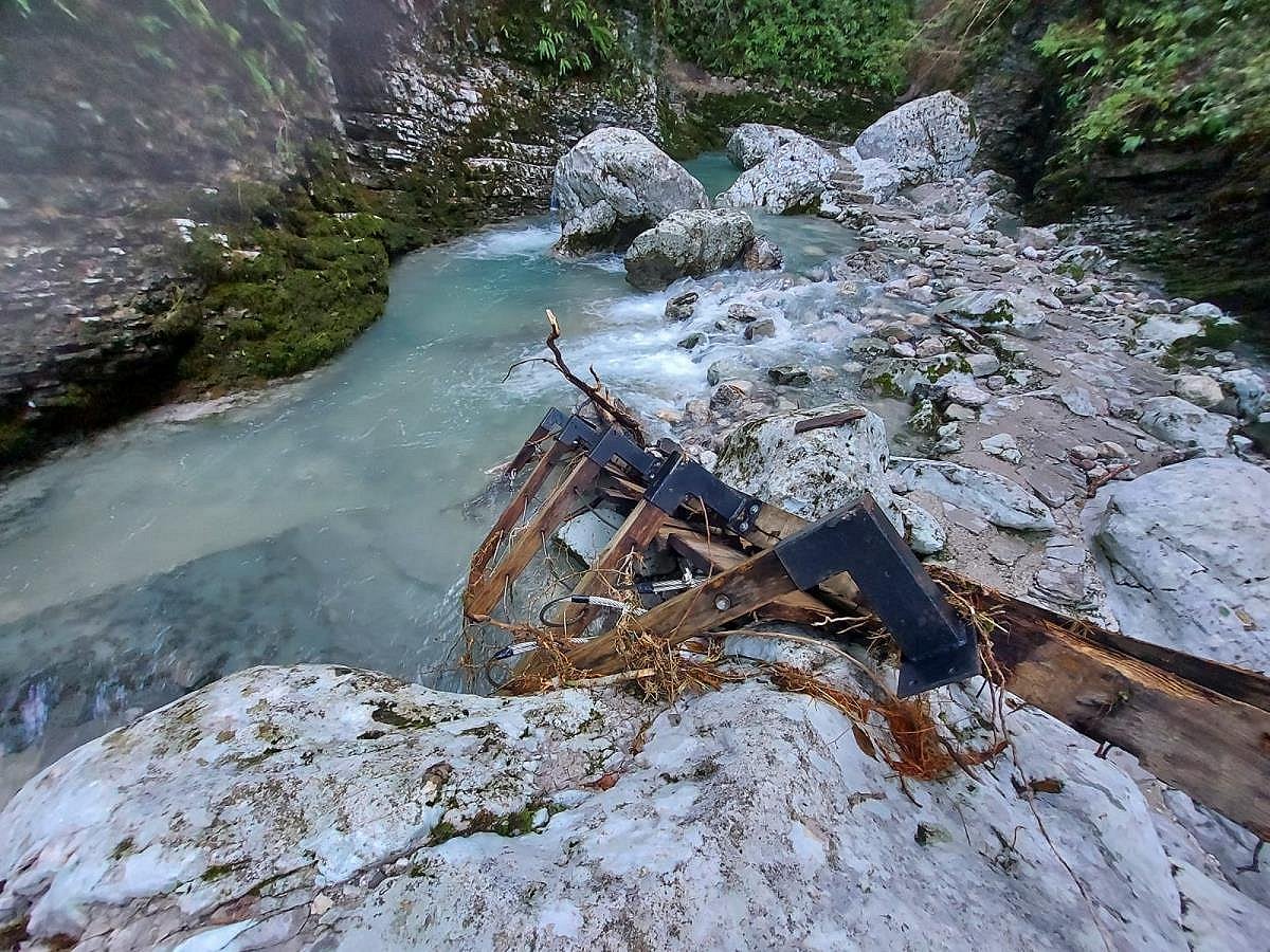 Pot do slapu Kozjak ponovno odprta