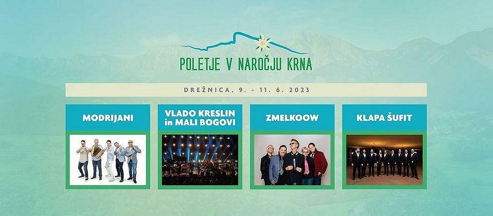 Poletje v naročju Krna